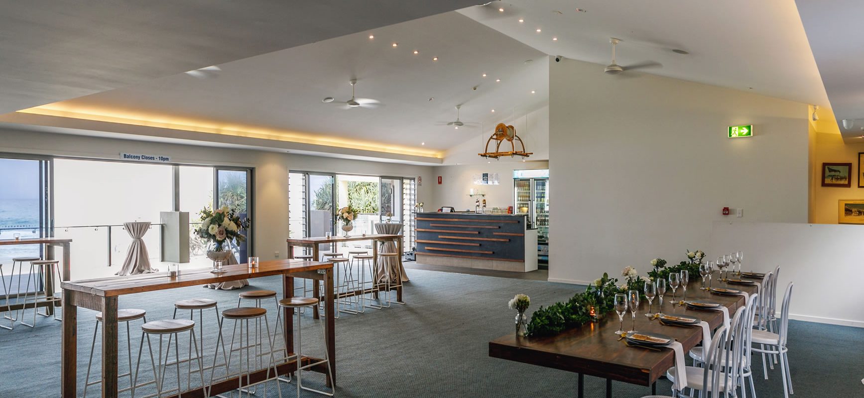 Gold Coast Beach wedding reception venue photos